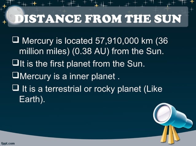 Mercury | PPT | Geography | Science