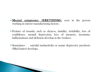 Mercury Poisoning | PPT