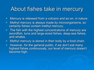 Mercury Pollution | PPT | Chemistry | Science