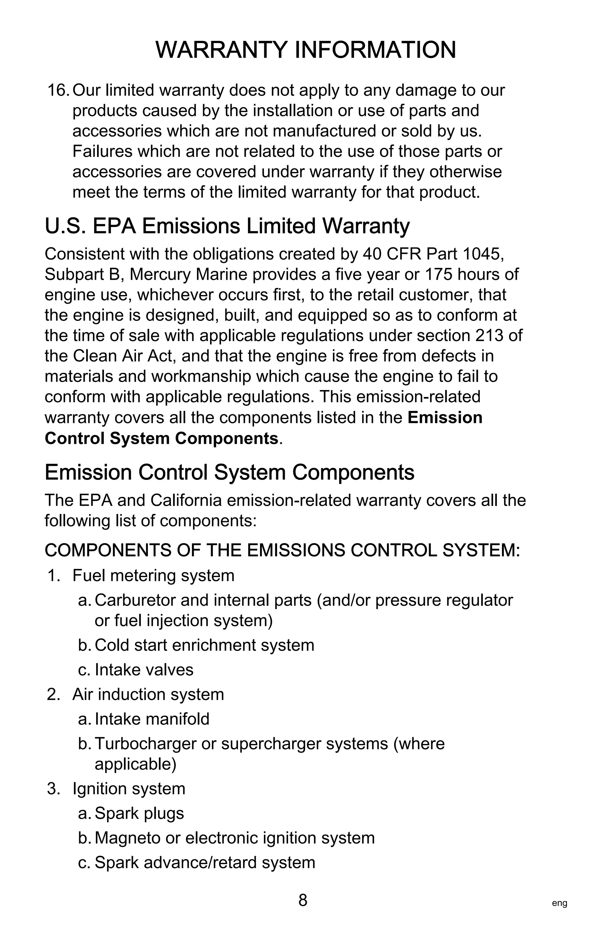 Mercury 250 Optimax Manual | PDF | Chemistry | Science