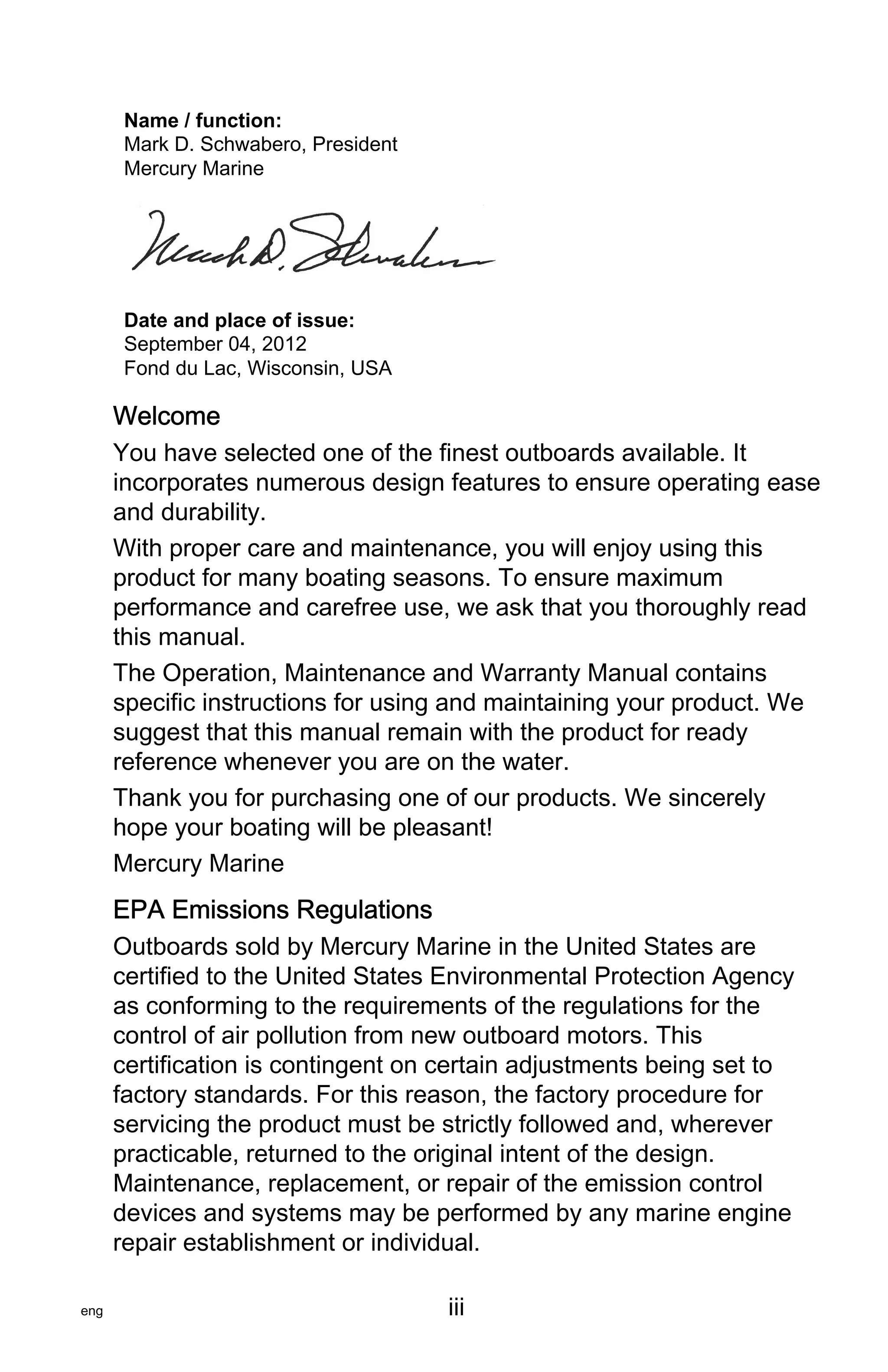 Mercury 250 Optimax Manual | PDF | Chemistry | Science