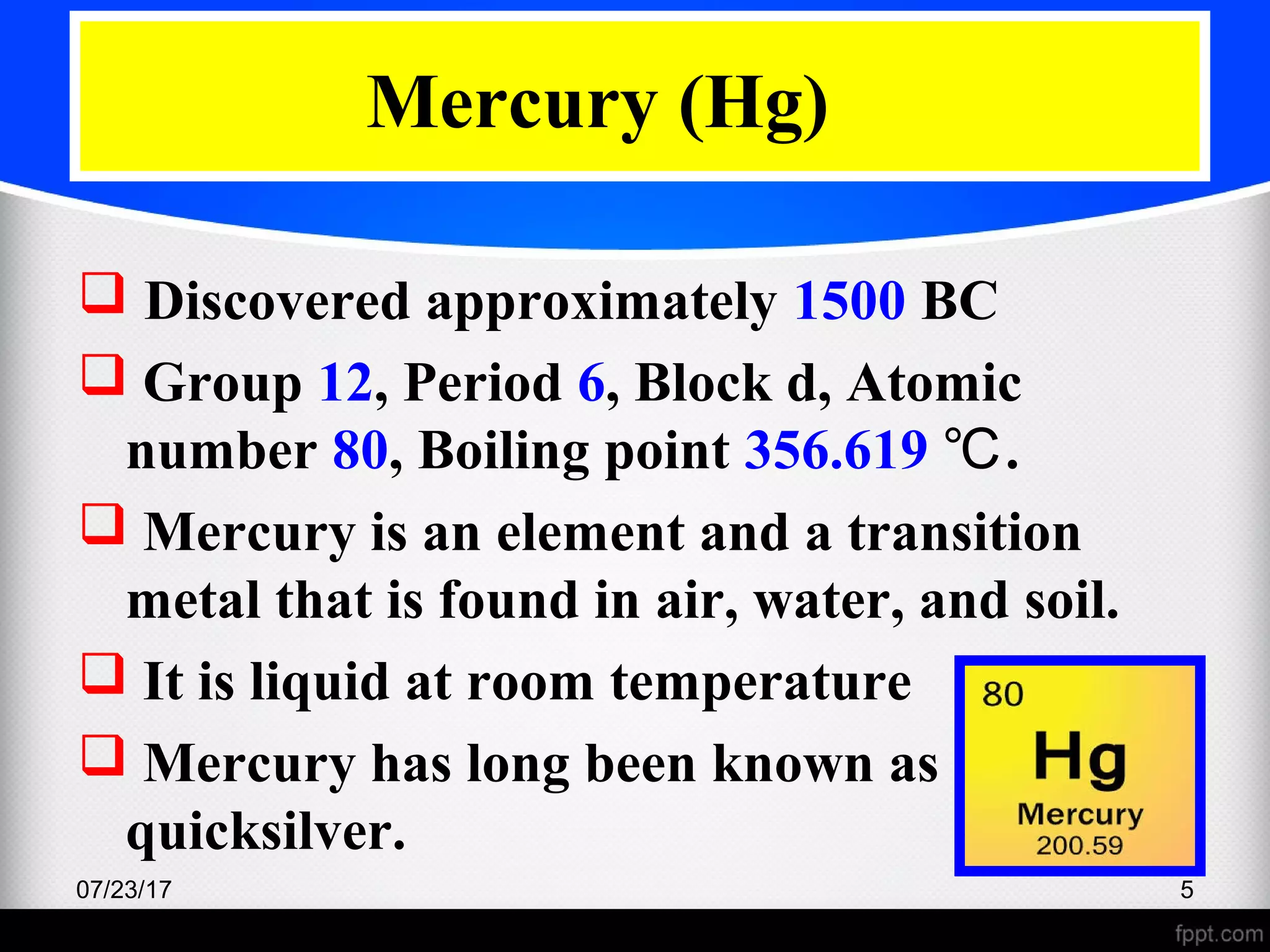 AA / Mercury analysis | PPT