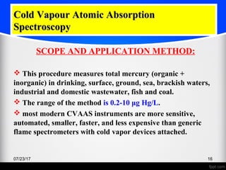 AA / Mercury analysis | PPT