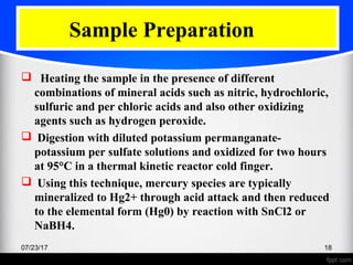 AA / Mercury analysis | PPT