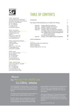 Mercury Elimination guide for Hospitals | PDF