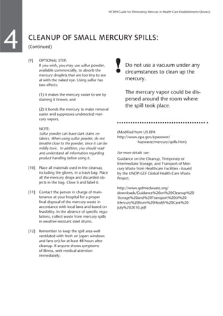 Mercury Elimination guide for Hospitals | PDF