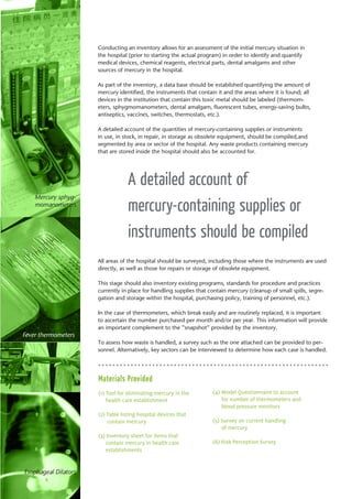 Mercury Elimination guide for Hospitals | PDF