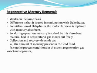 Mercury extraction on Offshore Topside Platform | PPTX
