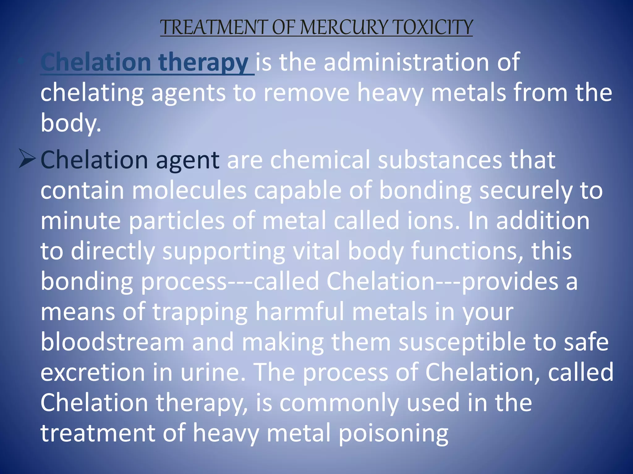 Mercury hazards and toxicity | PPTX