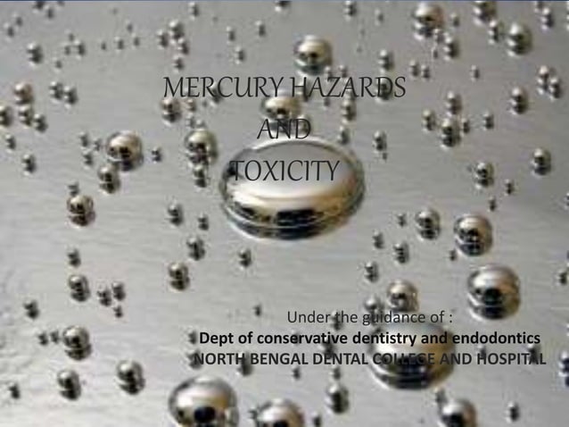 Mercury hazards and toxicity | PPTX