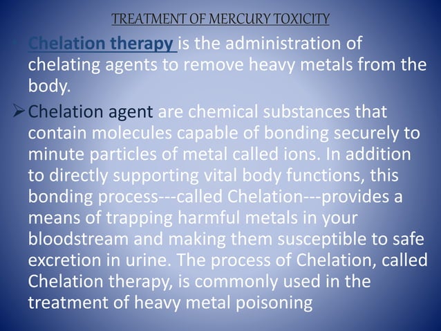 Mercury hazards and toxicity | PPTX