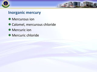 Mercury(hg) poisoning | PPT