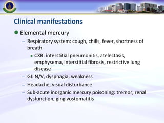 Mercury(hg) poisoning | PPTX