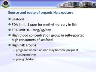 Mercury(hg) poisoning | PPTX