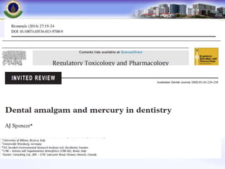 Mercury(hg) poisoning | PPTX