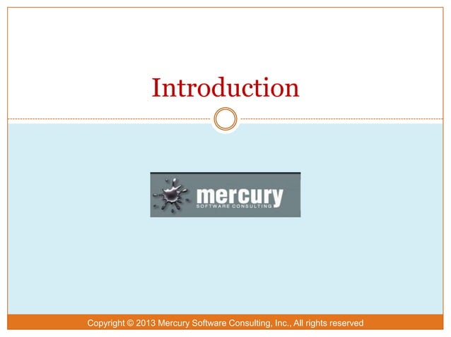 Mercury Introduction | PPTX | Databases | Computer Software and ...