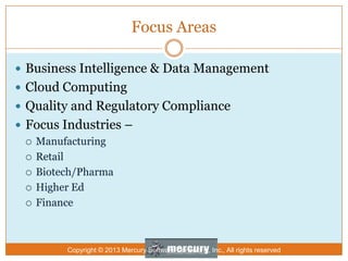 Mercury Introduction | PPTX | Databases | Computer Software and Applications