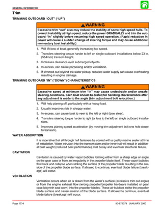 Mercury Mariner Outboard 135HP Service Repair Manual SN：0G960500 and ...