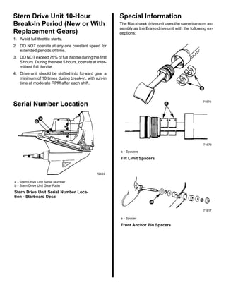 Mercury mer cruiser blackhawk stern drive unit 1994 service repair ...