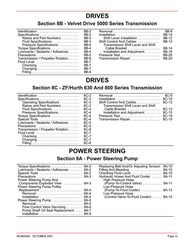 Mercury mercruiser gasoline engines 5.0 l mpi alpha and bravo service ...