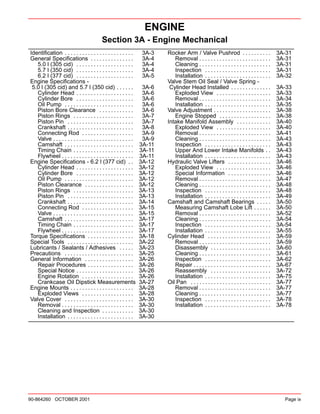 Mercury mercruiser gasoline engines 5.0 l mpi alpha and bravo service ...