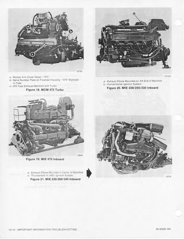 Mercury mercruiser marine engine mcm 470 service repair manual sn ...