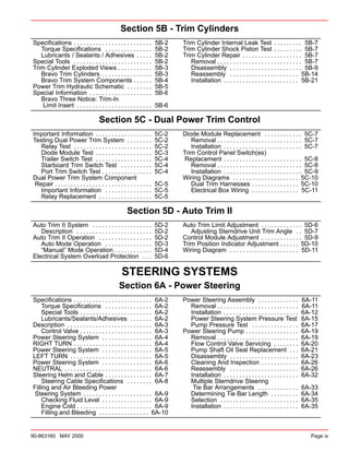 Mercury mercruiser marine engines #28 bravo sterndrives service repair ...