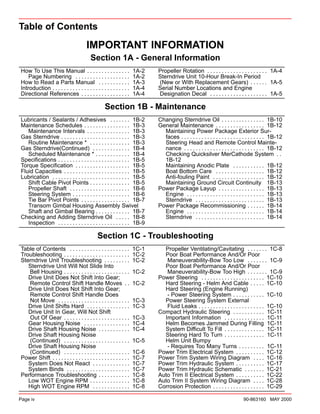 Mercury mercruiser marine engines #28 bravo sterndrives service repair ...
