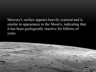 Planet Mercury | PPTX