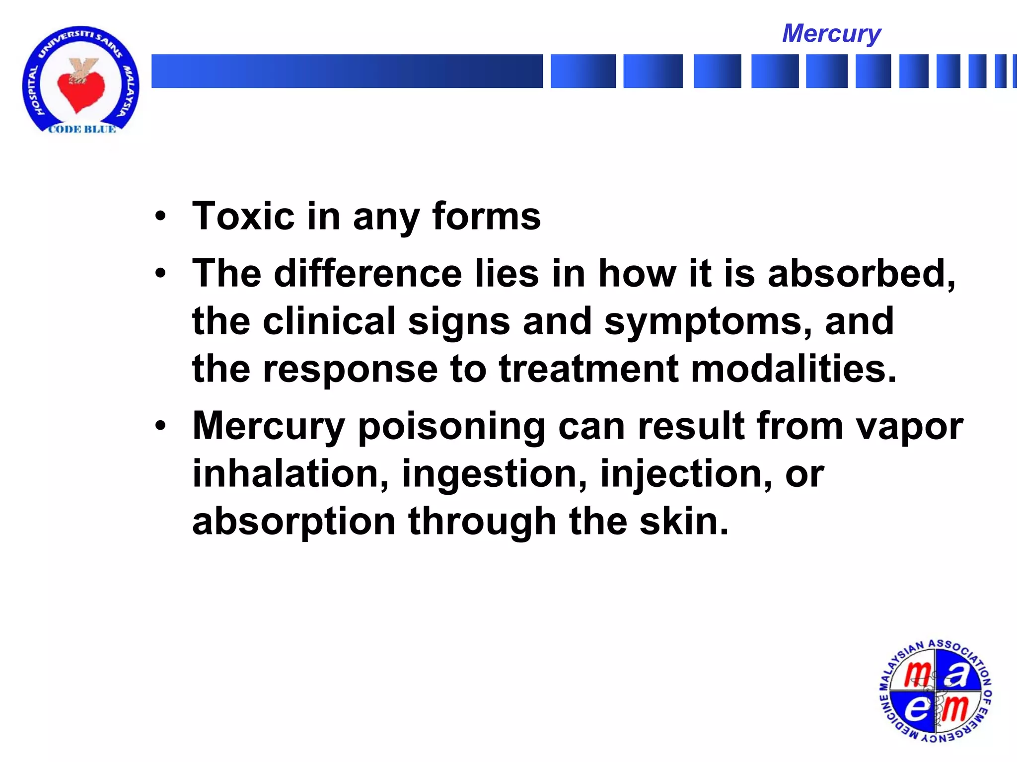 Mercury Poisoning | PPT