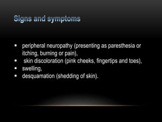 Mercury poisoning & dental amalgam | PPTX