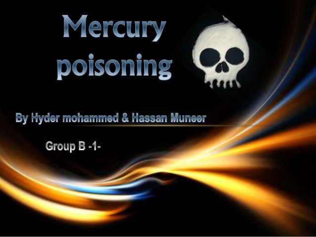 Mercury poisoning & dental amalgam