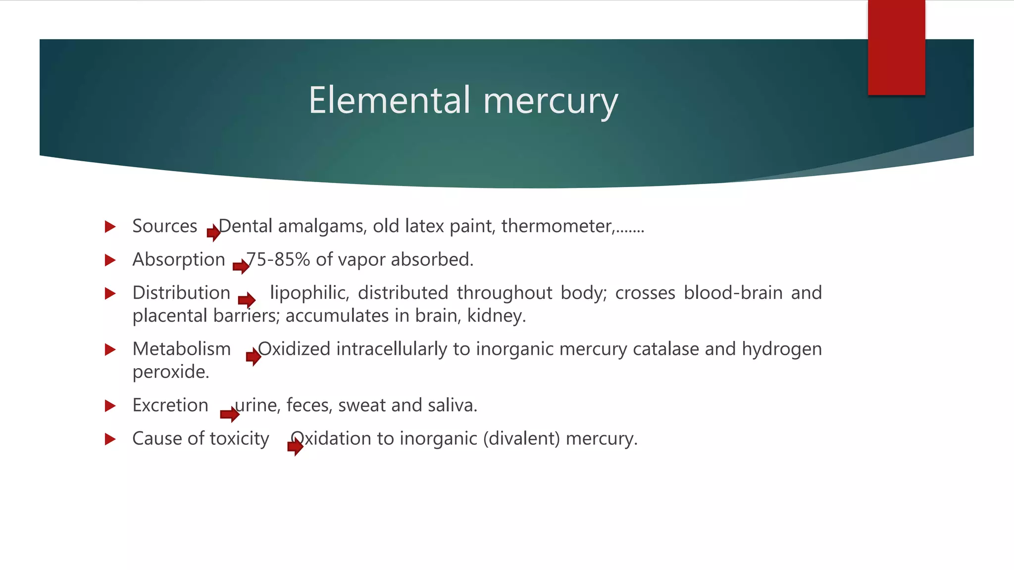 Mercury poisoning | PPTX
