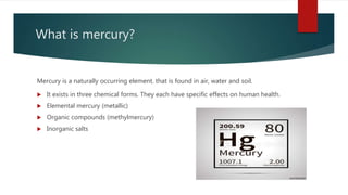 Mercury poisoning | PPTX