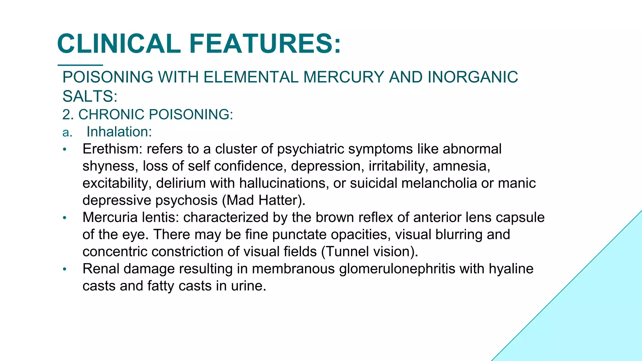 Mercury poisoning | PPTX