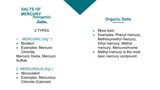 Mercury poisoning | PPTX