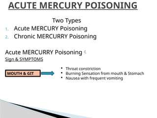 MERCURY POISONING-Forensic Updated Dr.Sadia.pptx