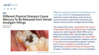 Mercury Released from Dental Amalgam Fillings in Response to Different ...