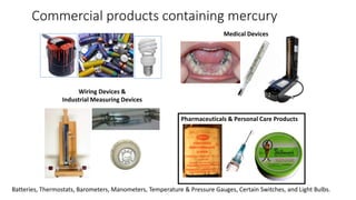Mercury spillage in health care settings | PPTX