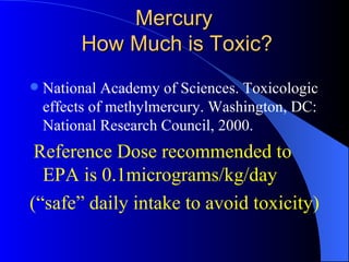 Mercury Toxicity | PPT