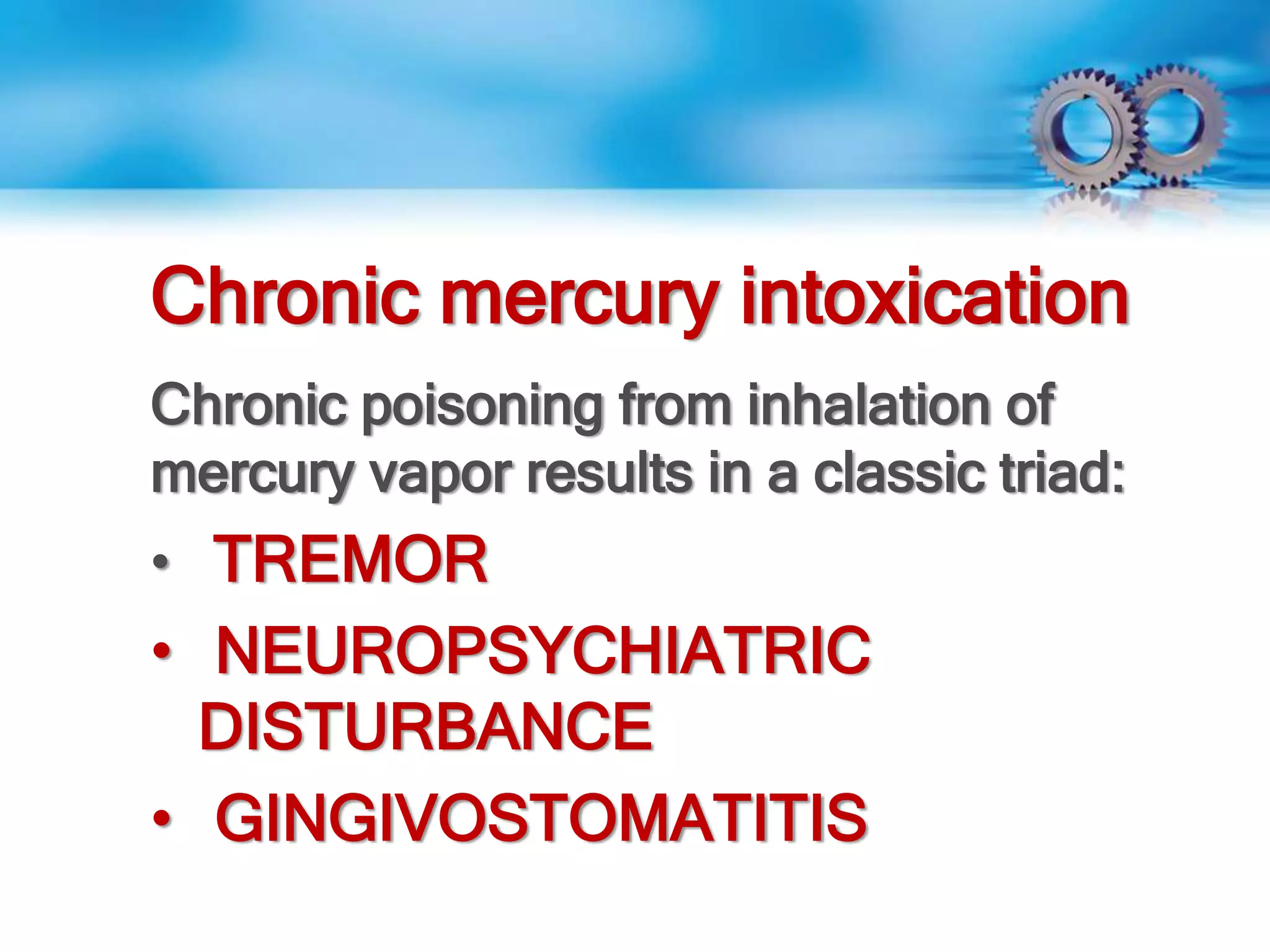 Mercury toxicity | PPSX