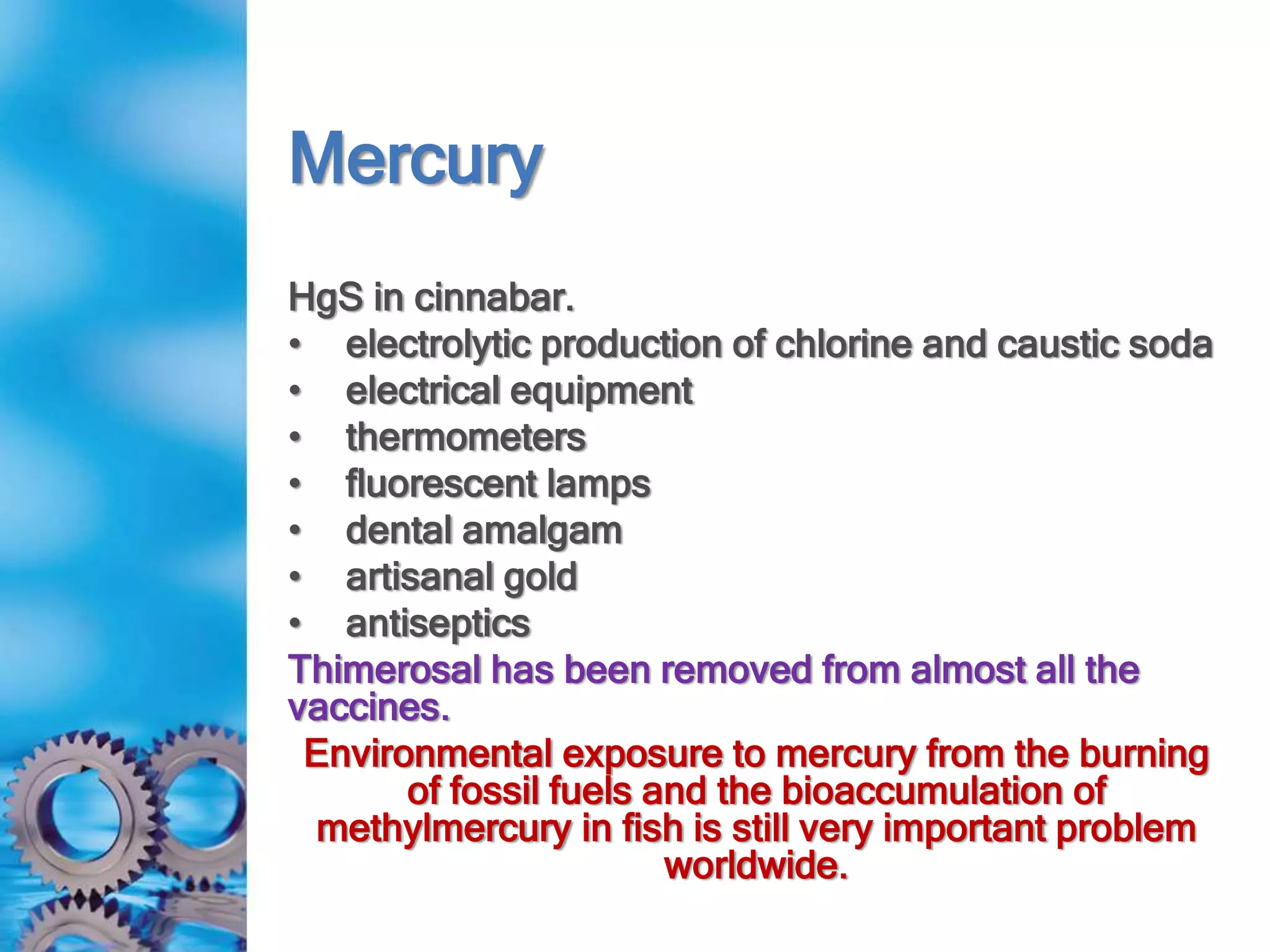 Mercury toxicity | PPSX