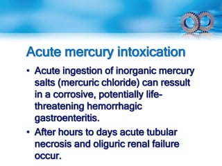 Mercury toxicity | PPSX