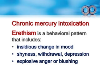 Mercury toxicity | PPSX