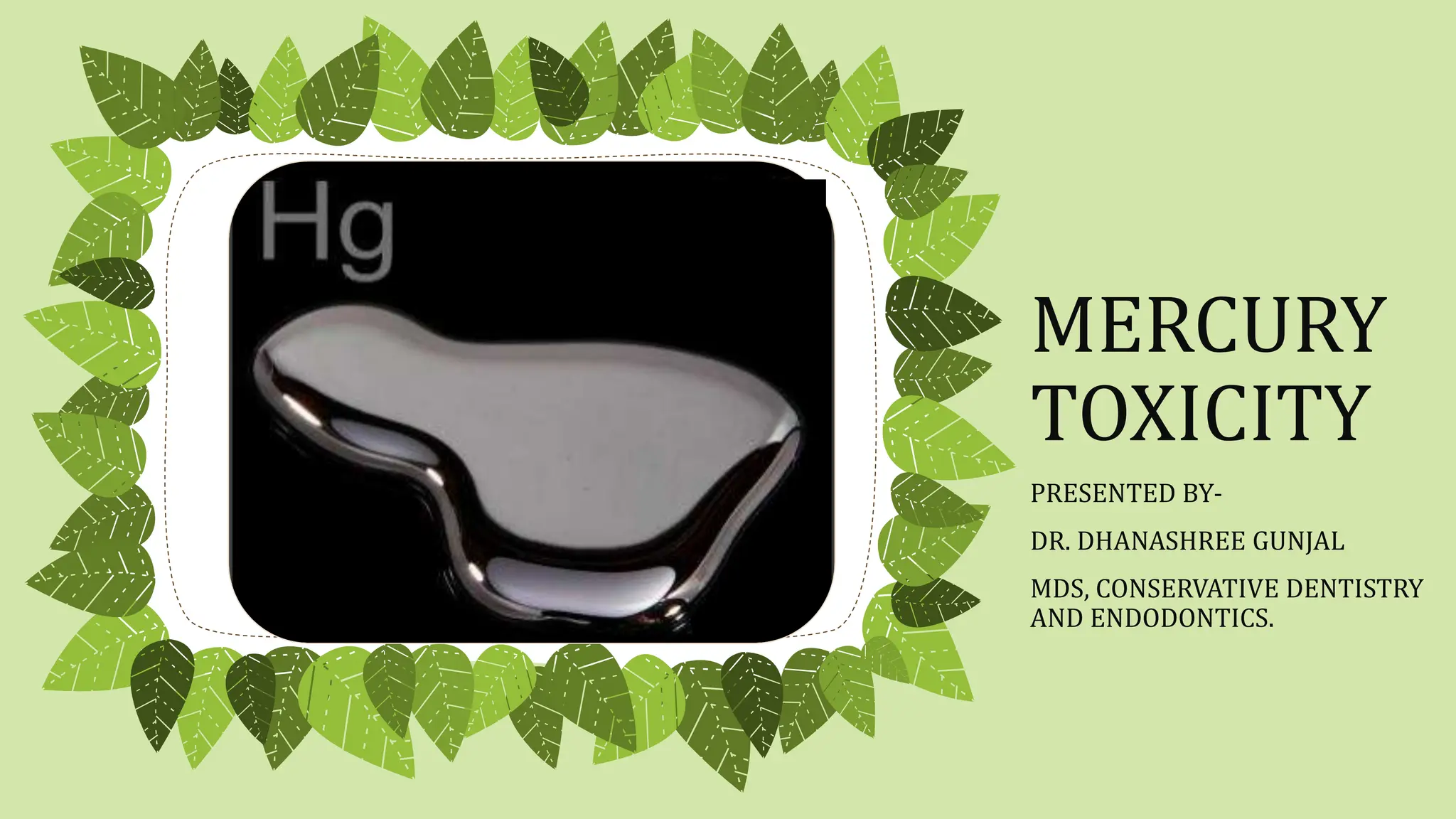 MERCURY TOXICITY | PPTX