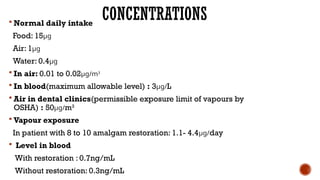 mercury toxicity in young children as well as aged people | PPT