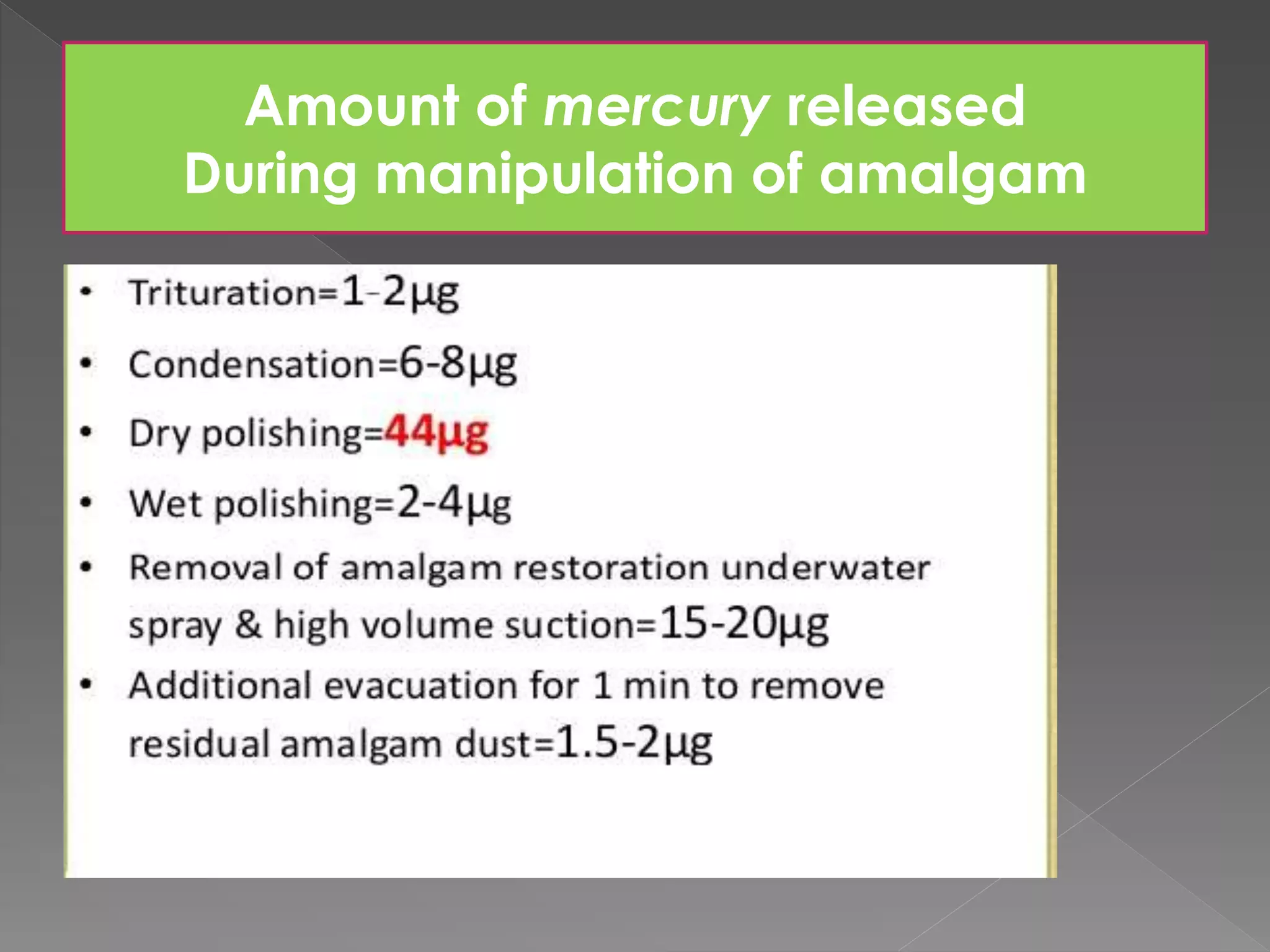 Mercury toxicity & hygiene | PPTX