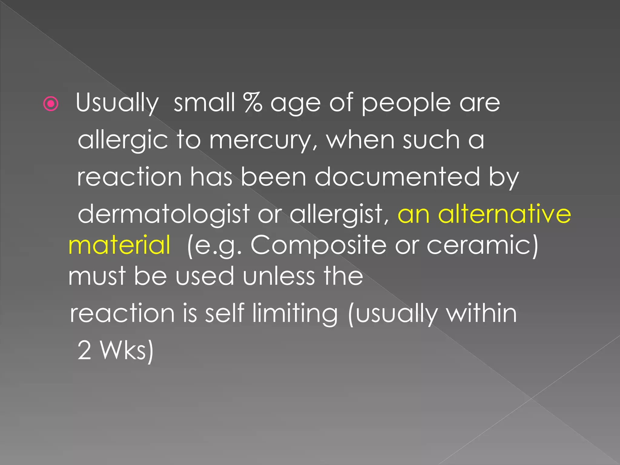 Mercury toxicity & hygiene | PPTX
