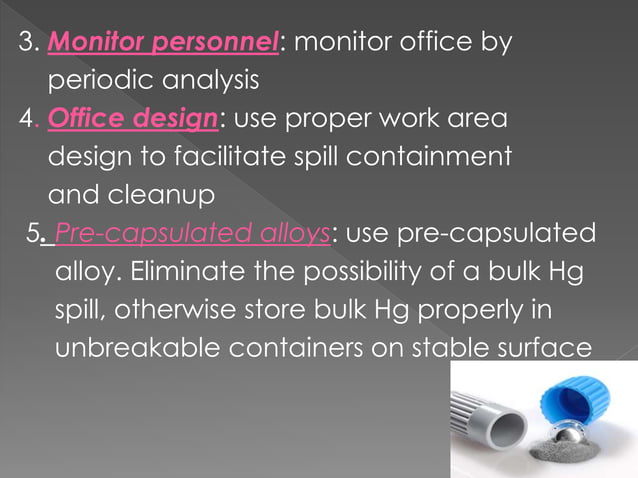 Mercury toxicity & hygiene | PPTX | Dental Health | Diseases and Conditions