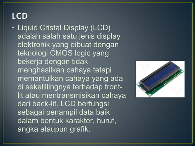 Mercusuar with arduino. | PPT